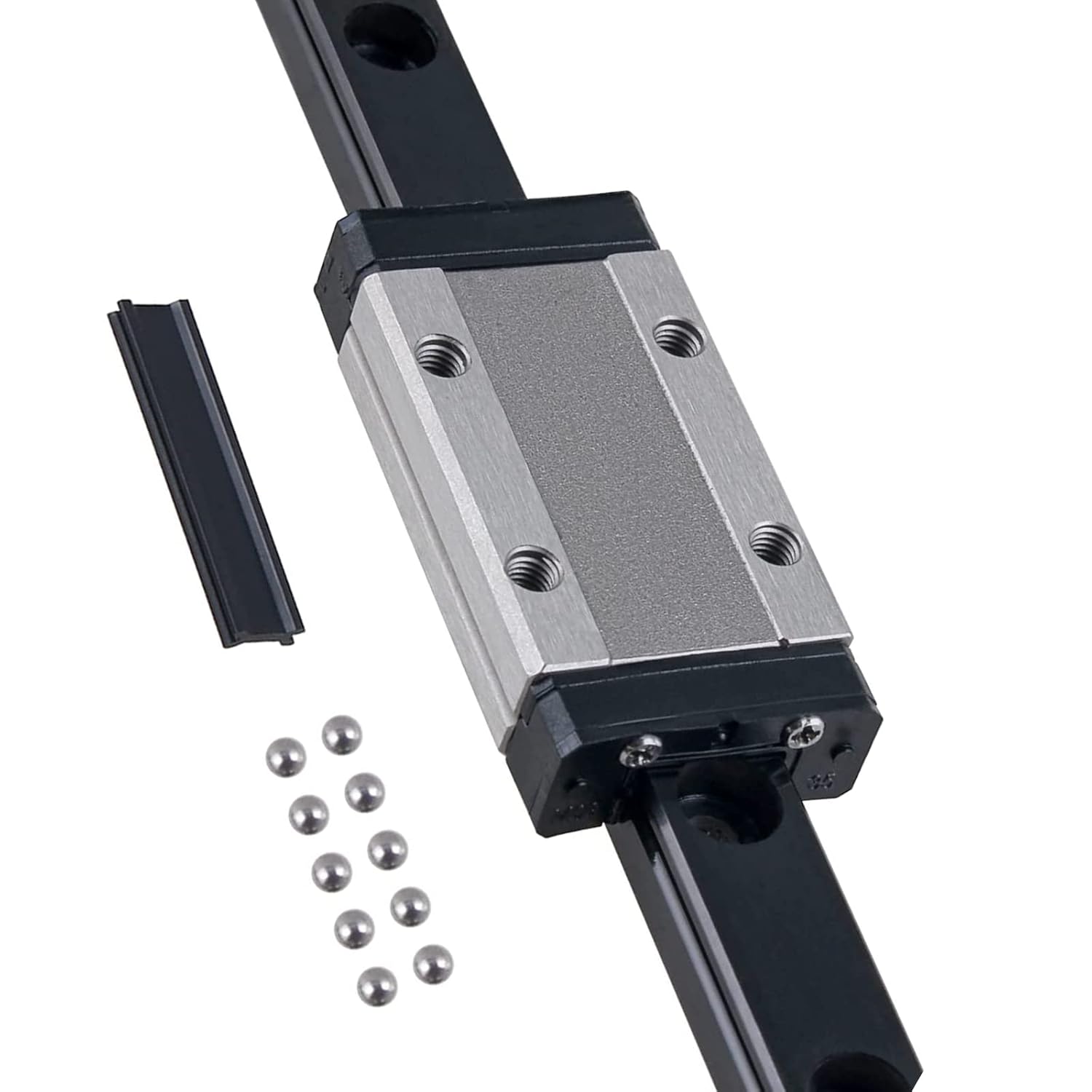 SBRRAIL MGN12H 600mm Black 1PC Linear Rail Guide with 1PC MGN12H Black ...