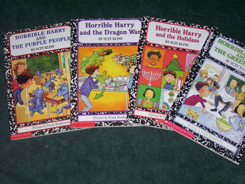 Horrible Harry 4 Book Set, The Green Slime, The Holidaze, The Dragon ...