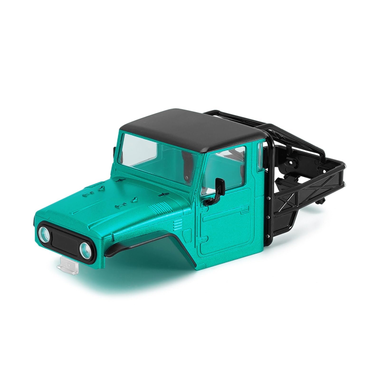 INJORA 87g IR40 Truck Body Shell with Tube Cage for 1/18 TRX4M Defender ...