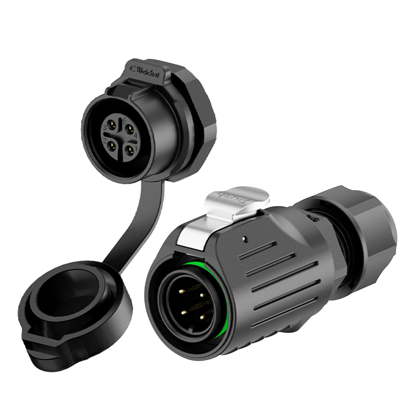 Amazon.com: PLUGOOD EW-LP16 Industrial Waterproof Connector IP68 Quick ...