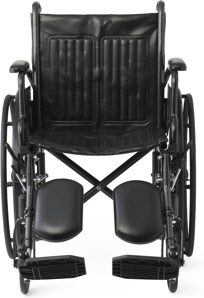 Guardian K1 Wheelchair, 20" vinyl wheelchair with swing-back desk ...