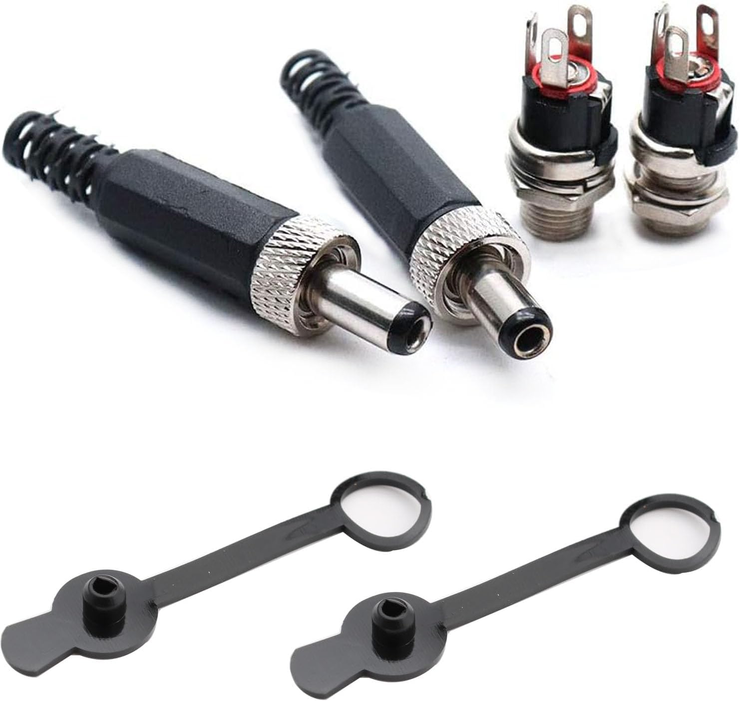 RUNCCI-YUN 2 Sätze hohlstecker 5,5 x 2,1mm,dc-stecker 2,1 x 5,5 mm ...