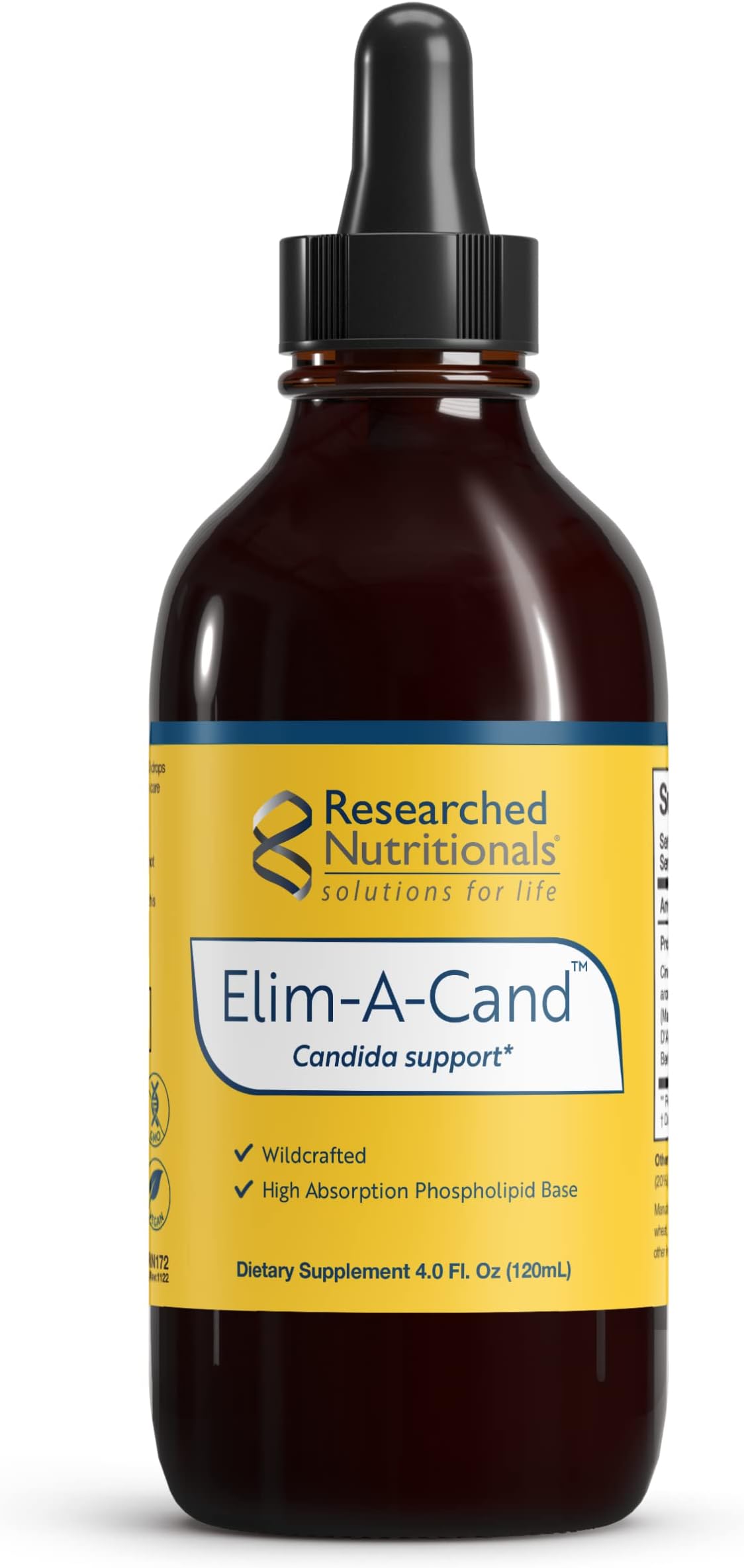 Amazon.com: Researched Nutritionals Elim-A-Cand - Candida Support ...