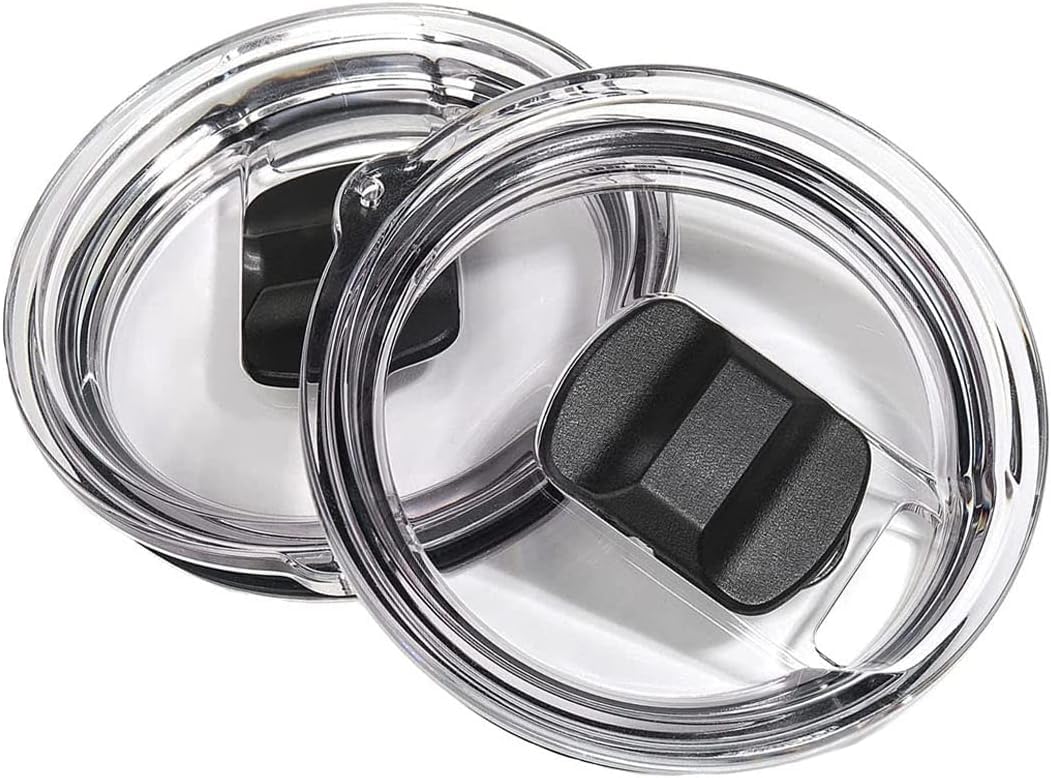2PCS Tumbler Lids,Gewaha 20 oz Magnetic Replacement Covers,Built Travel ...