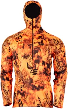 Amazon.com: Kryptek Cronos Hoodie - Men's, Small, Inferno, 18CROTF3 ...