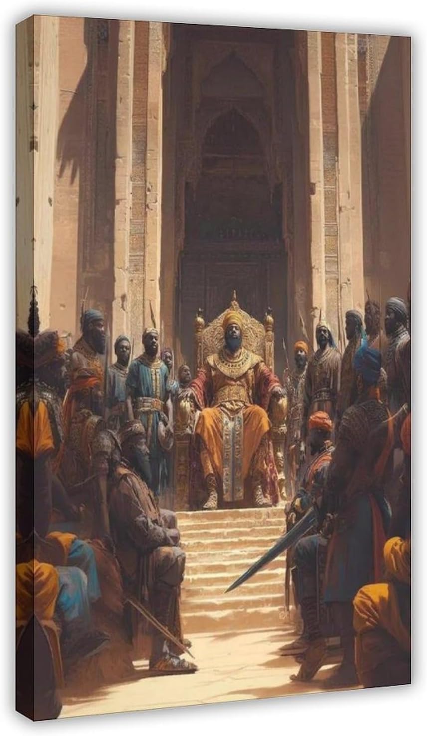 Amazon.de: Malian Royal Court Illustration, Mansa Musa Kunstdruck, Mali ...