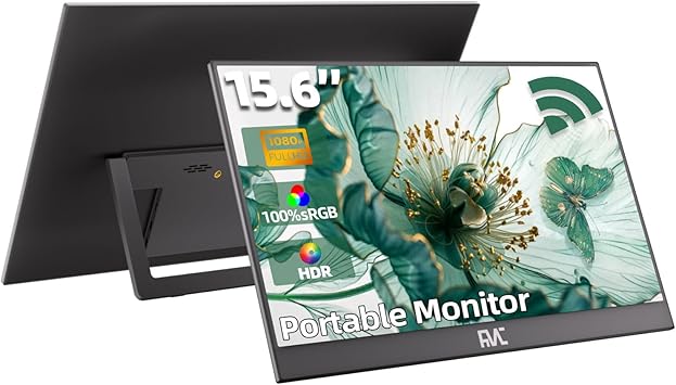 Amazon.com: FMC 15.6“ Wireless Portable Monitor with 8000mAh Battery ...