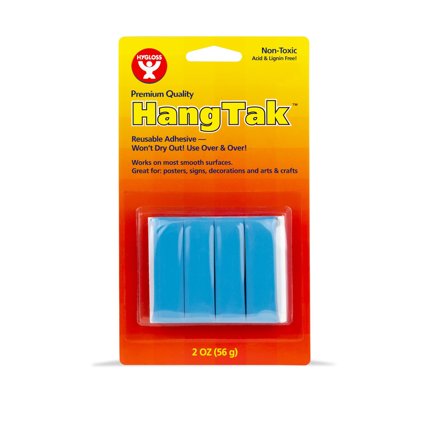 Snapklik.com : Hygloss Blue HangTak Putty - 24 Oz Removable & Reusable ...
