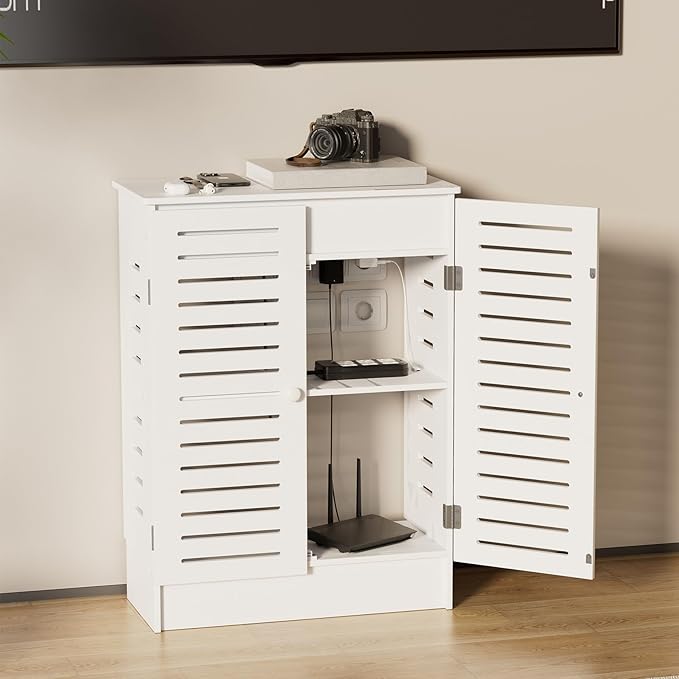 Amazon.com: veonly WiFi Router Storage Box - Multimedia Concealment ...