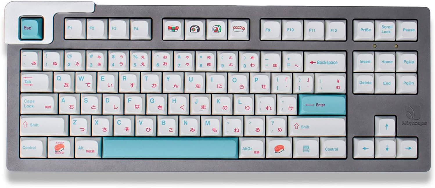 XDA Profile Keycaps 122 Keys PBT Dye-Sub Japanese Sushi Theme Keycap ...