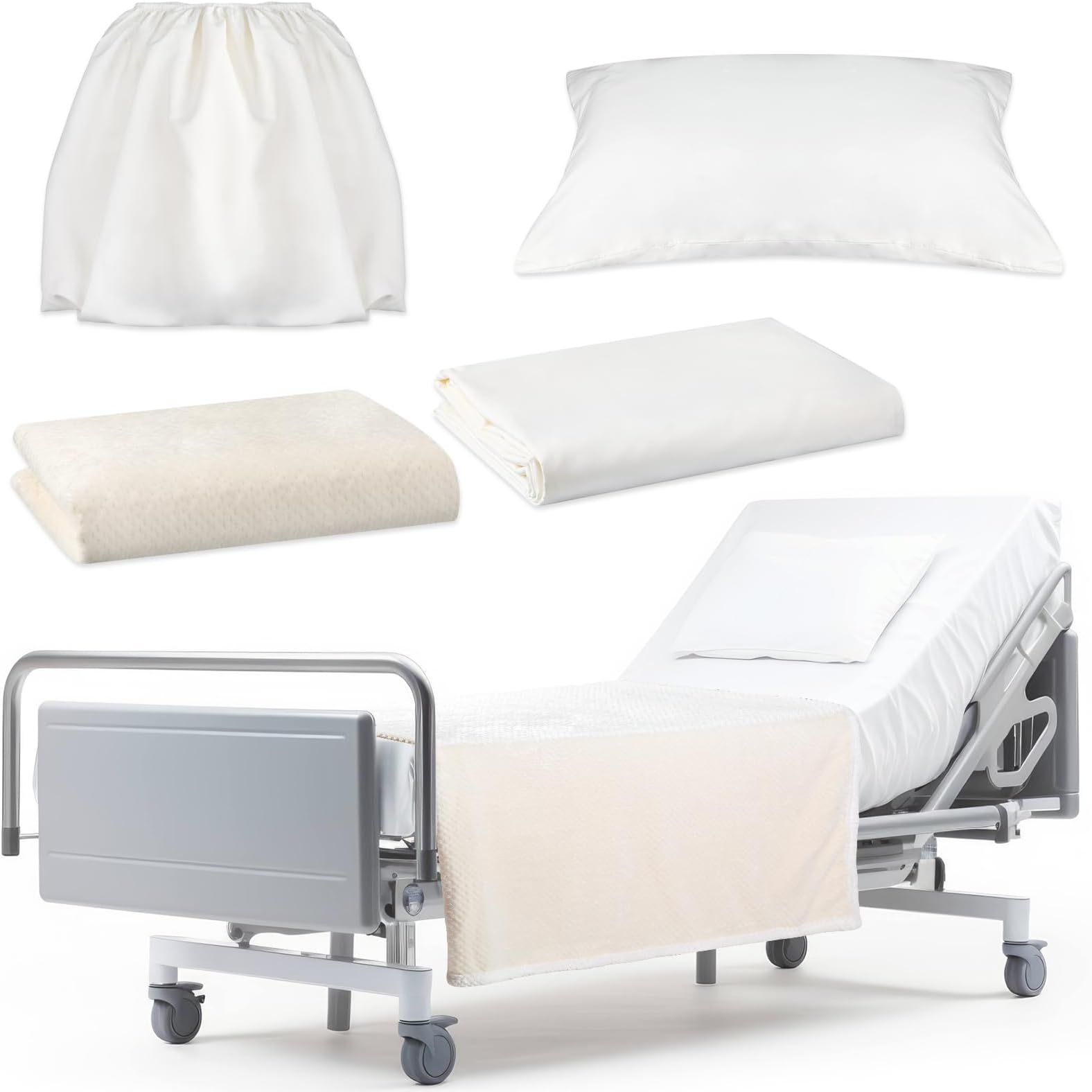Amazon.com: Careoutfit All in One Hospital Bed Linen in a Bag, Top ...