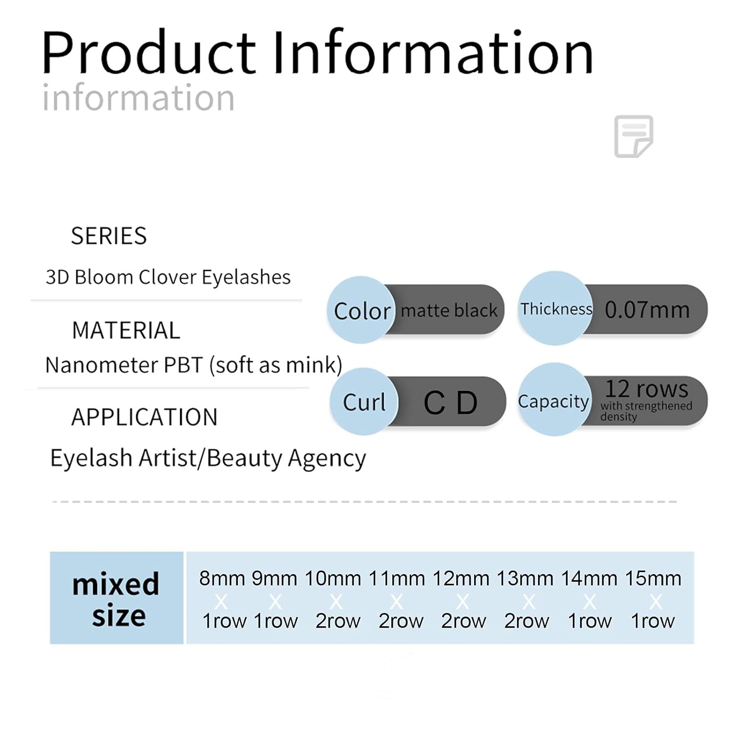 Costory Extensiones de pestañas de volumen 3D, pestañas postizas de fácil abanico, pestañas ...
