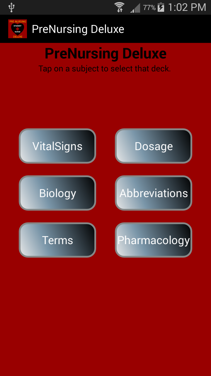 PreNursing Flashcards Deluxe - App on Amazon Appstore