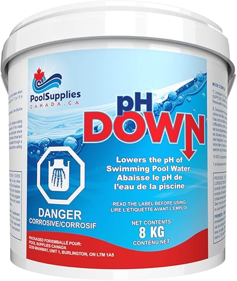 pH Down for Pools (8 Kg) Fast-Dissolving pH Minus Granules Quickly ...