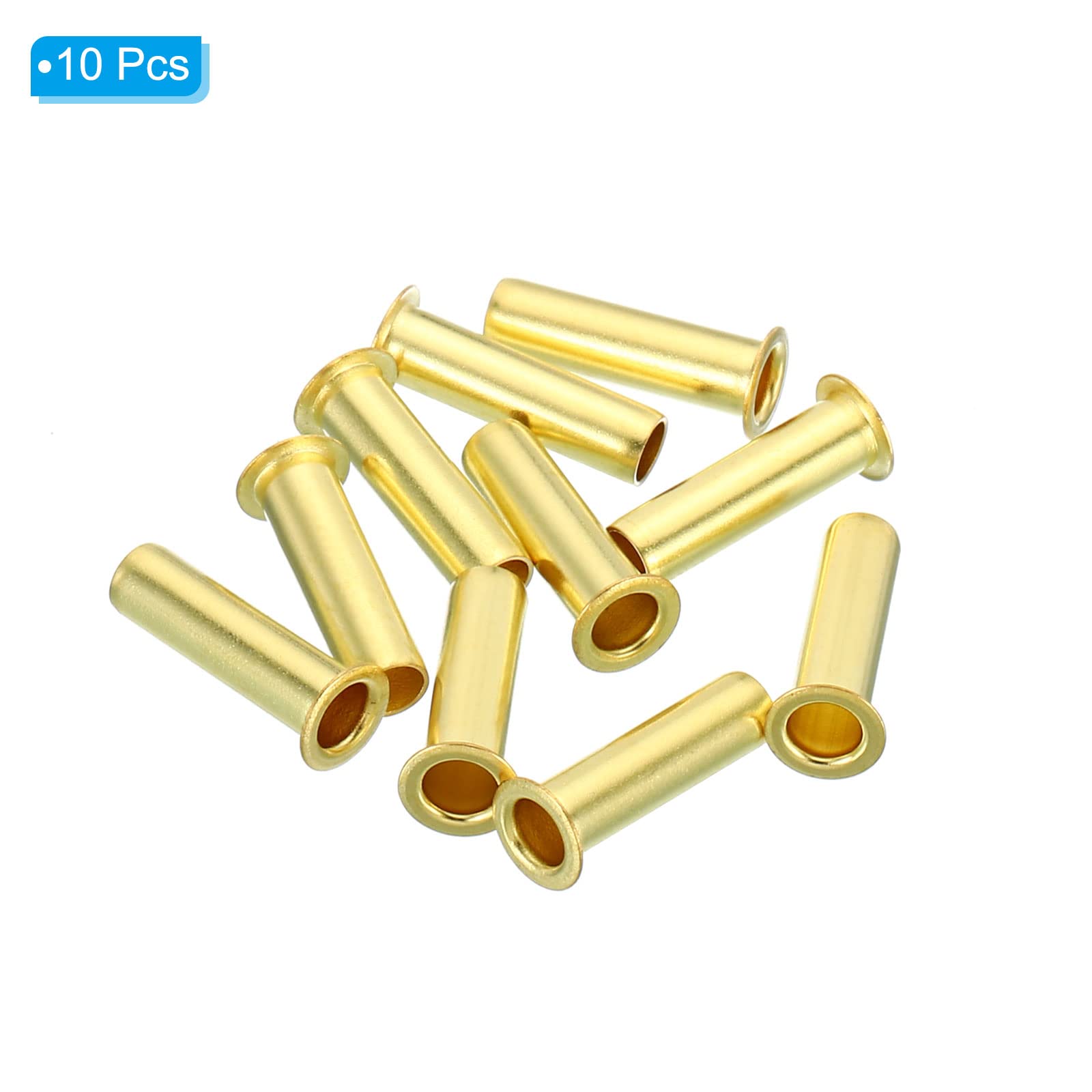 Snapklik.com : 4mm Tube OD Brass Compression Insert, 10 Pack Insert ...