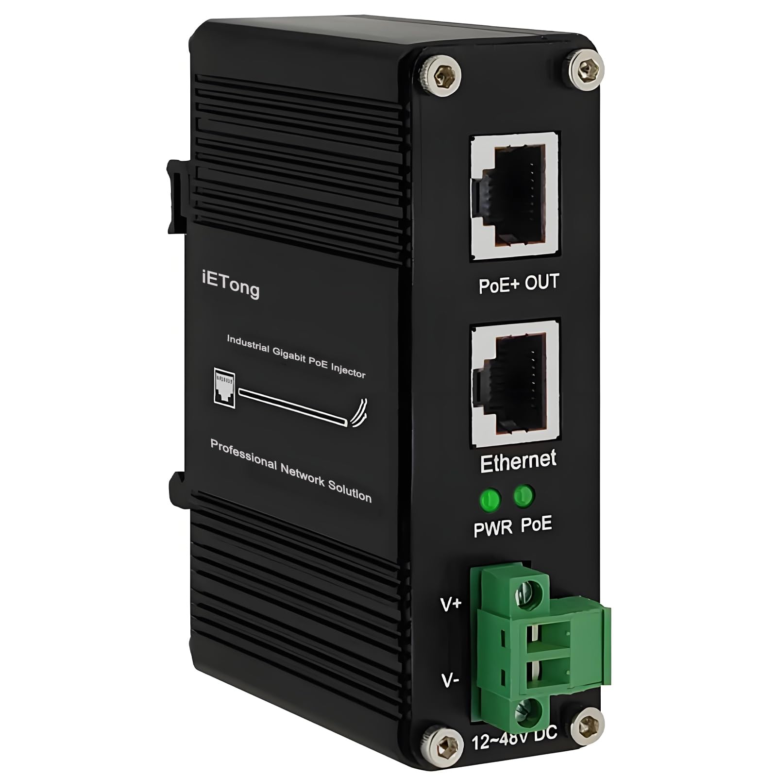 Amazon.com: Industrial POE Injector,30W Industrial Hardened Gigabit POE ...