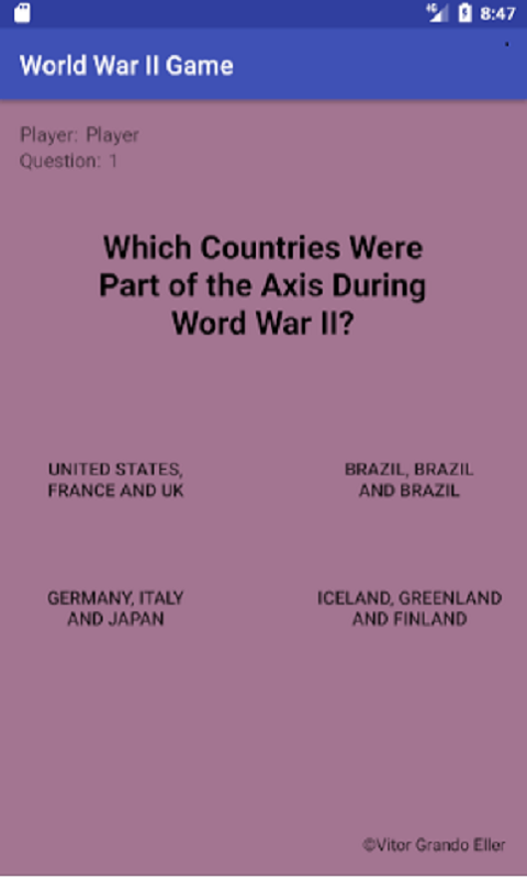 World War II Trivia - App on Amazon Appstore