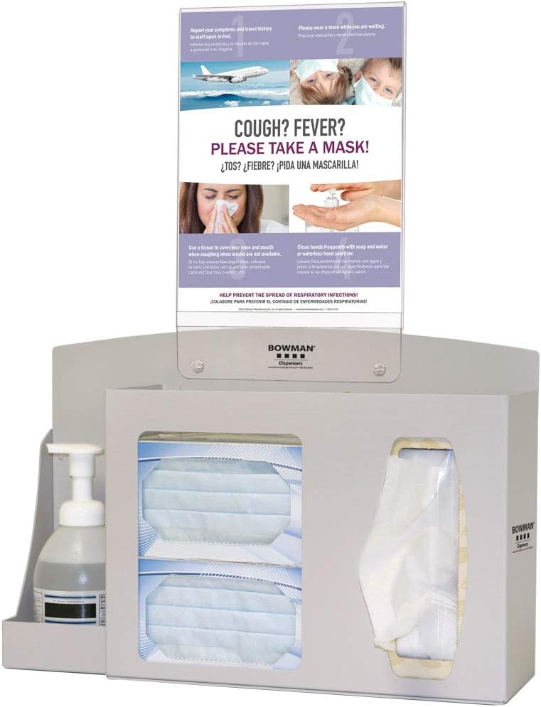 Amazon.com: Cover Your Cough Compliance Kit Respiratory Hygiene Station ...