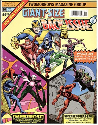 BACK ISSUE MAGAZINE 86 GIANT SIZE SPECIAL: VARIOUS: Amazon.com: Books