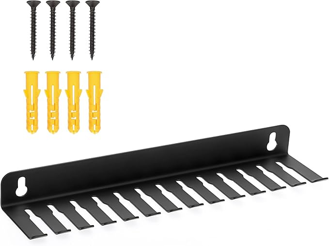 Amazon.com: Sumnacon Wall Mounted Cable Hanger and Organizer, 13 Cable ...