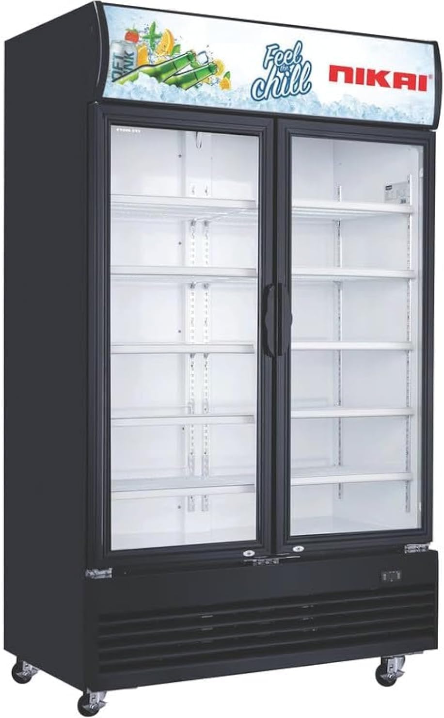 Nikai 1200L Double Door Chiller Fridge Commercial | No Frost Chiller ...