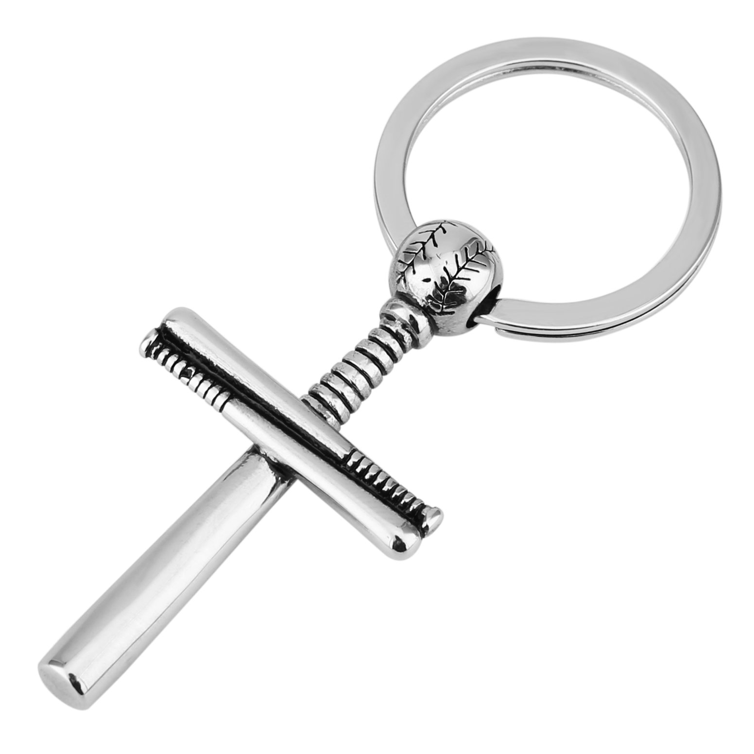 Amazon.com: HZMAN Athletes Cross Keychain by Sports Pendant Stainless ...