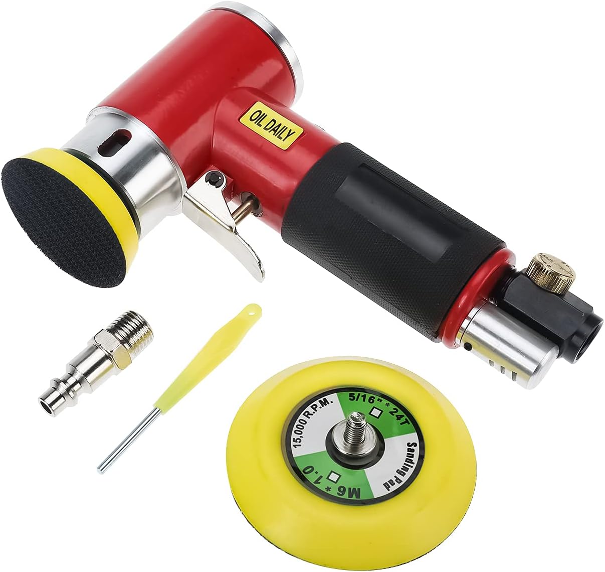BTSHUB 2" and 3" Mini Orbital Sander, Air Dual Action Sander, pneumatic ...