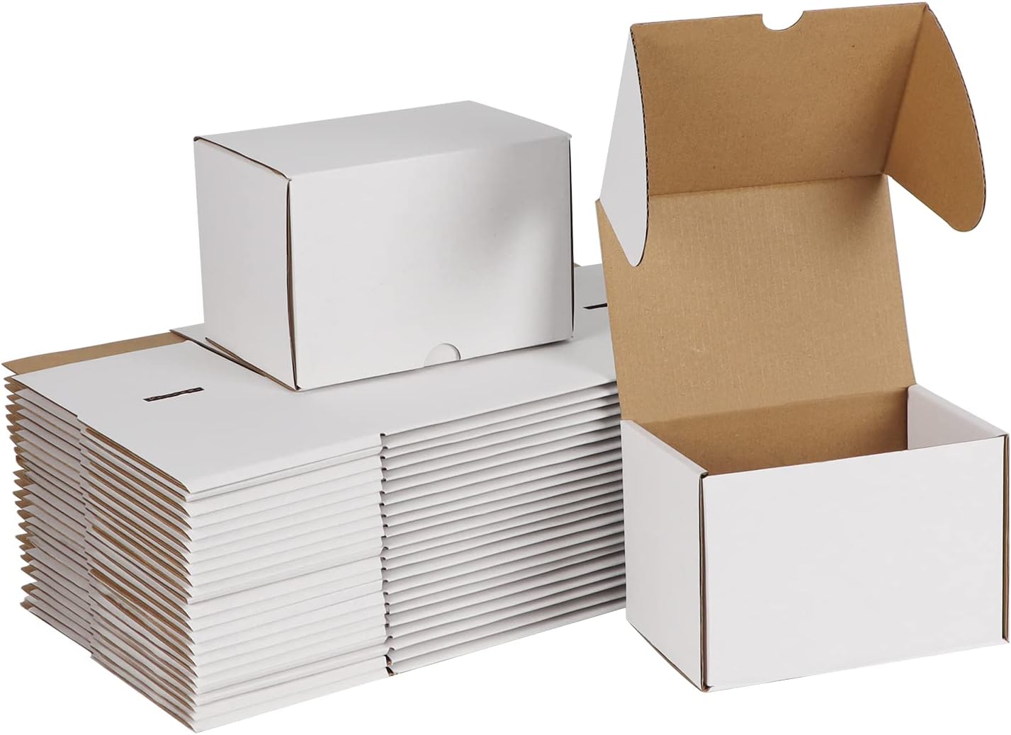 Amazon.com: FEXTA 9x6x4 Inches Shipping Boxes Set - (25 Pack) Mint Cyan ...