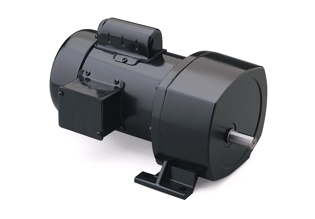 Leeson 107032.00 Parallel Shaft AC Gearmotor, 3 Phase, 48Y Frame ...