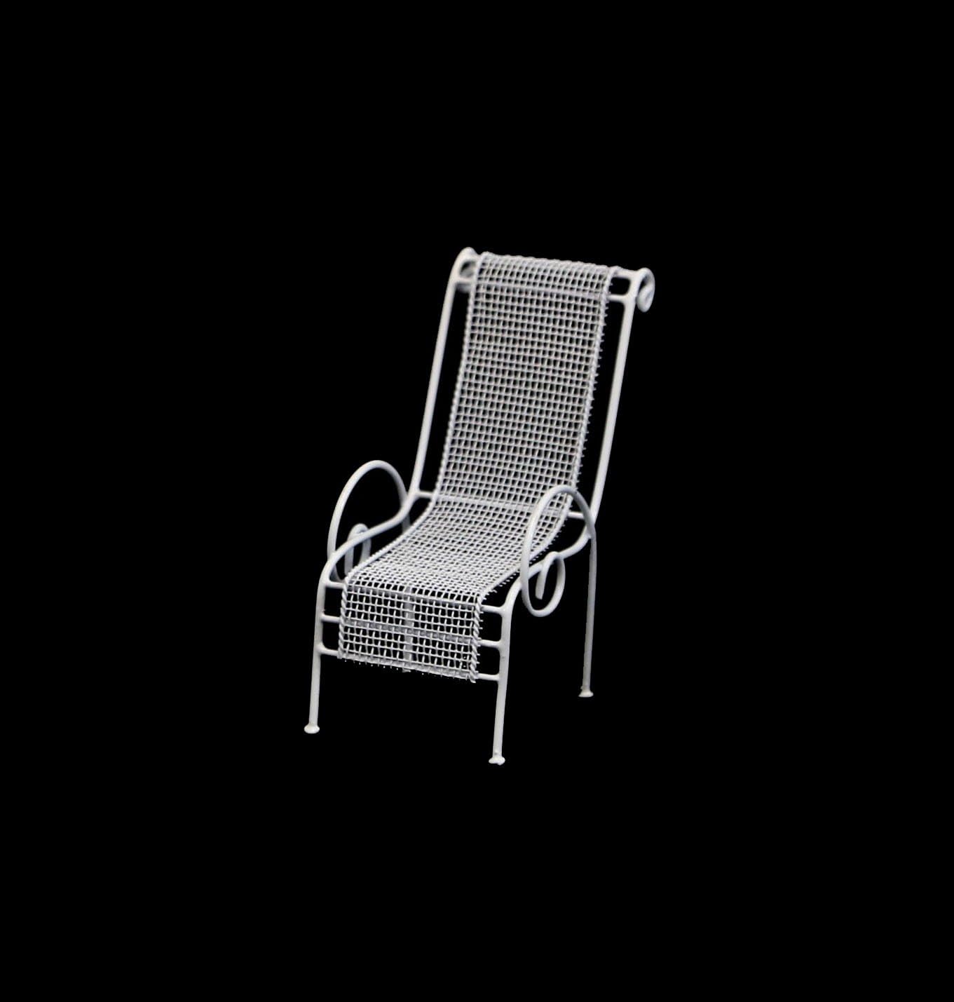Amazon.com: White Miniature Lounge Chair - Set Of 2 : Patio, Lawn & Garden