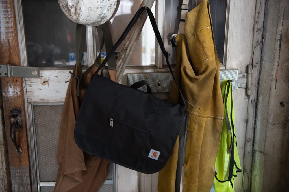 Carhartt Ripstop Messenger Bag, Durable Water-Resistant Messenger Work ...