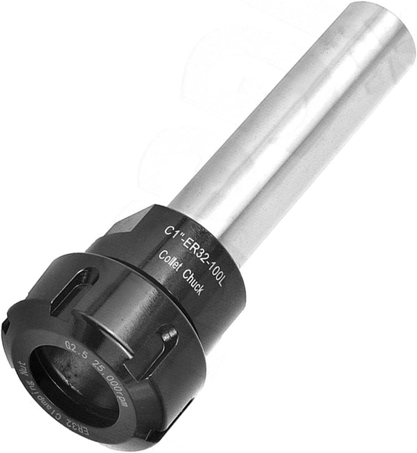 iCarbide 1-1/2" ER32 2.8" with Straight Shank Collet Chuck Holder CNC ...