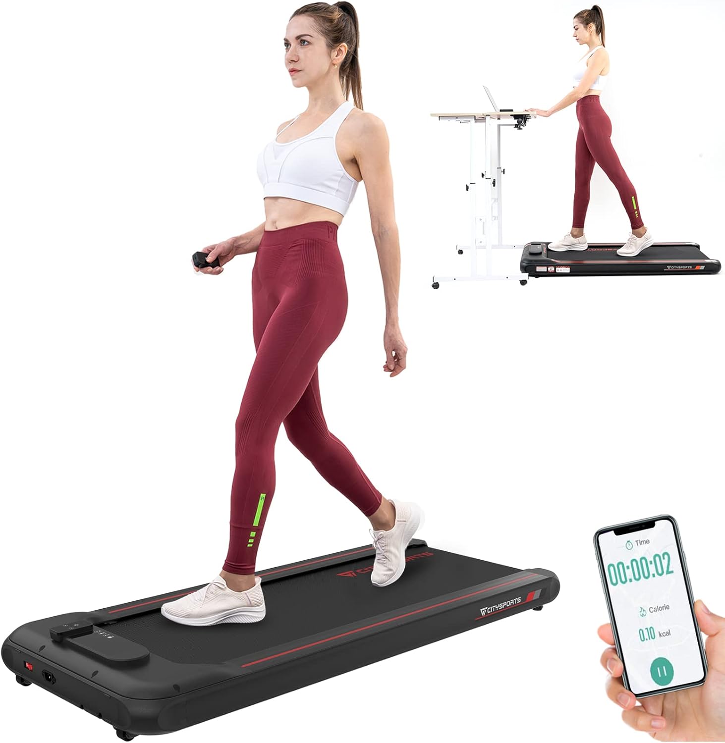 CITYSPORTS thuisloopband, kantoorloopband, gemotoriseerde loopband ...