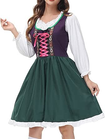 Amazon.com: Oktoberfest Costumes Decorations Women Beer Maid Barmaid ...