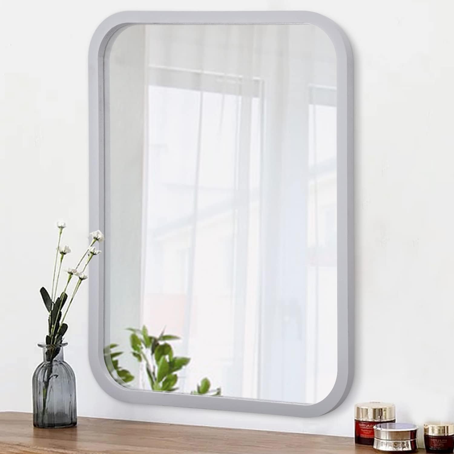 Amazon.com: AOAOPQ Wall Mirror for Bathroom Small Rectangular Mirrors ...