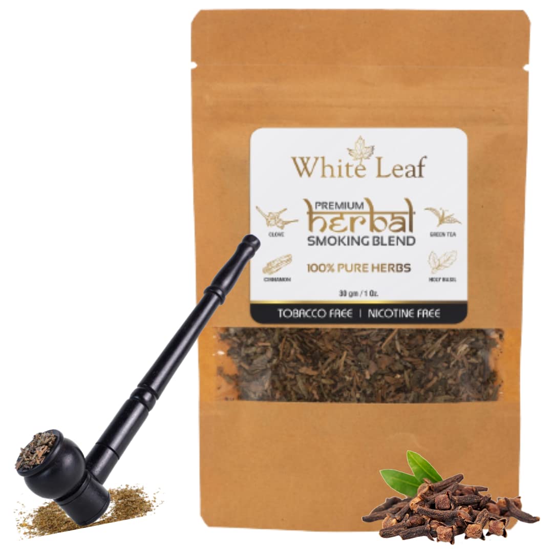 Buy White Leaf 100% Natural Flavour al Smoking Blend 1 Pack (1 Oz/ 30 ...