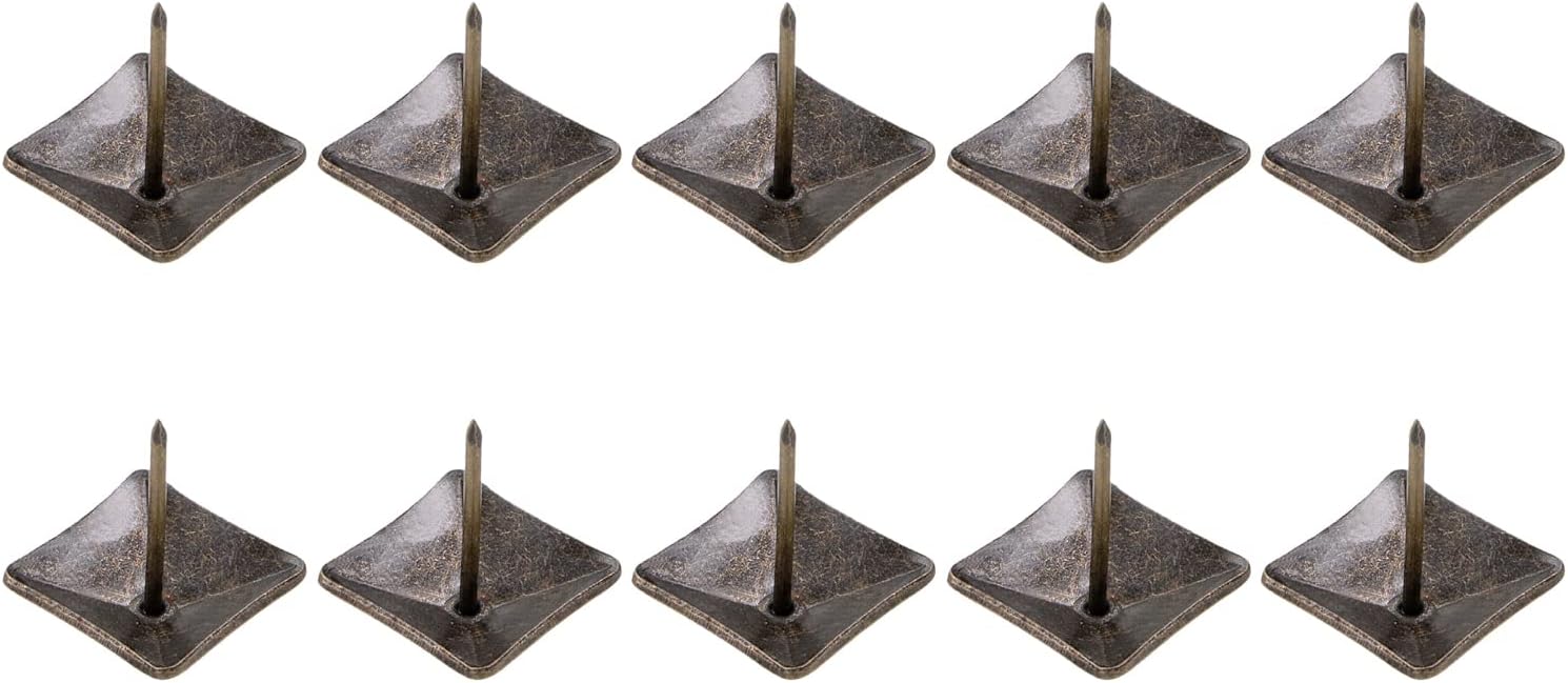 METALLIXITY Upholstery Nail Tacks (18x21x6mm) 30Pcs, Iron Square Head ...