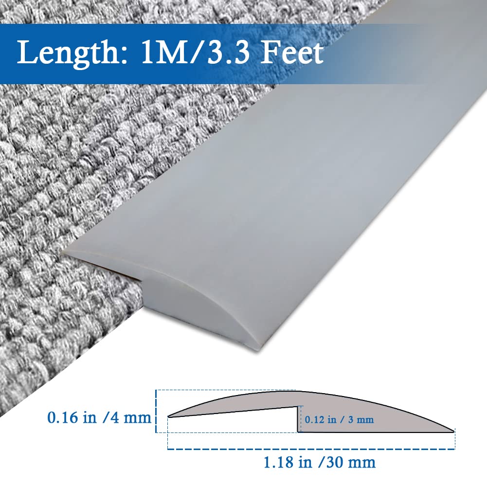 Snapklik.com : Floor Transition Strip Self Adhesive Carpet & Flooring ...
