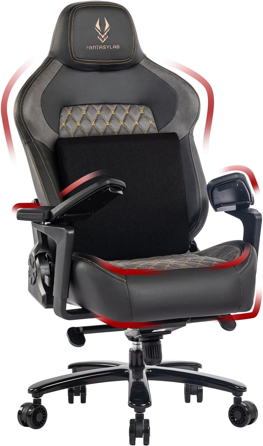 Amazon.com: PatioMage Ergonomic Gaming Chair with Footrest Big and Tall ...