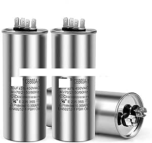 Amazon.com: QZLIBEFUD 1Pcs CBB65 Electronic Starter Capacitor Air Conditioner Compressor Start ...