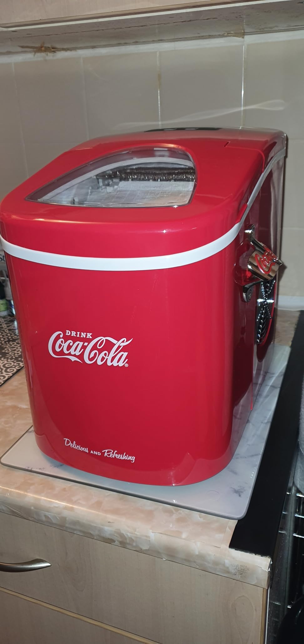 Coca-Cola Automatic Ice Cube Maker Machine SEB-14CC - 105W Electric ...
