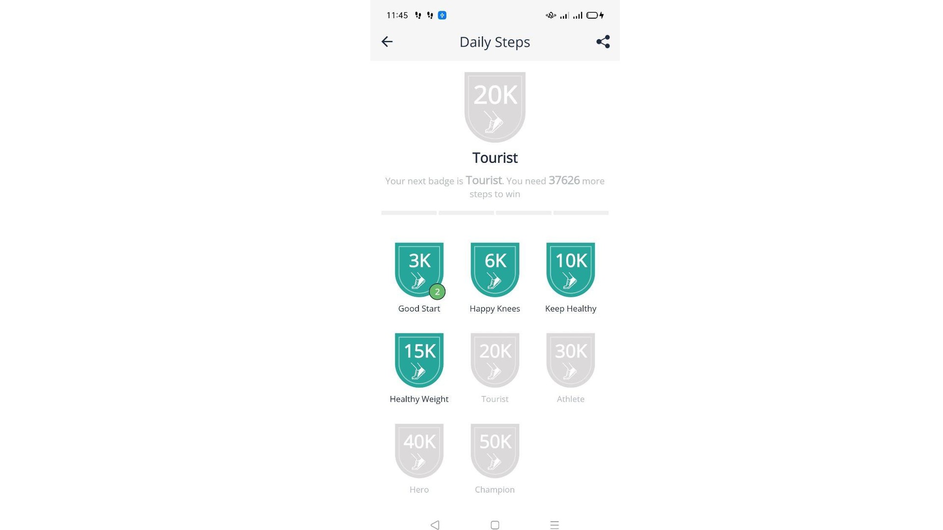 Step Counter - Pedometer to count steps - App on Amazon Appstore