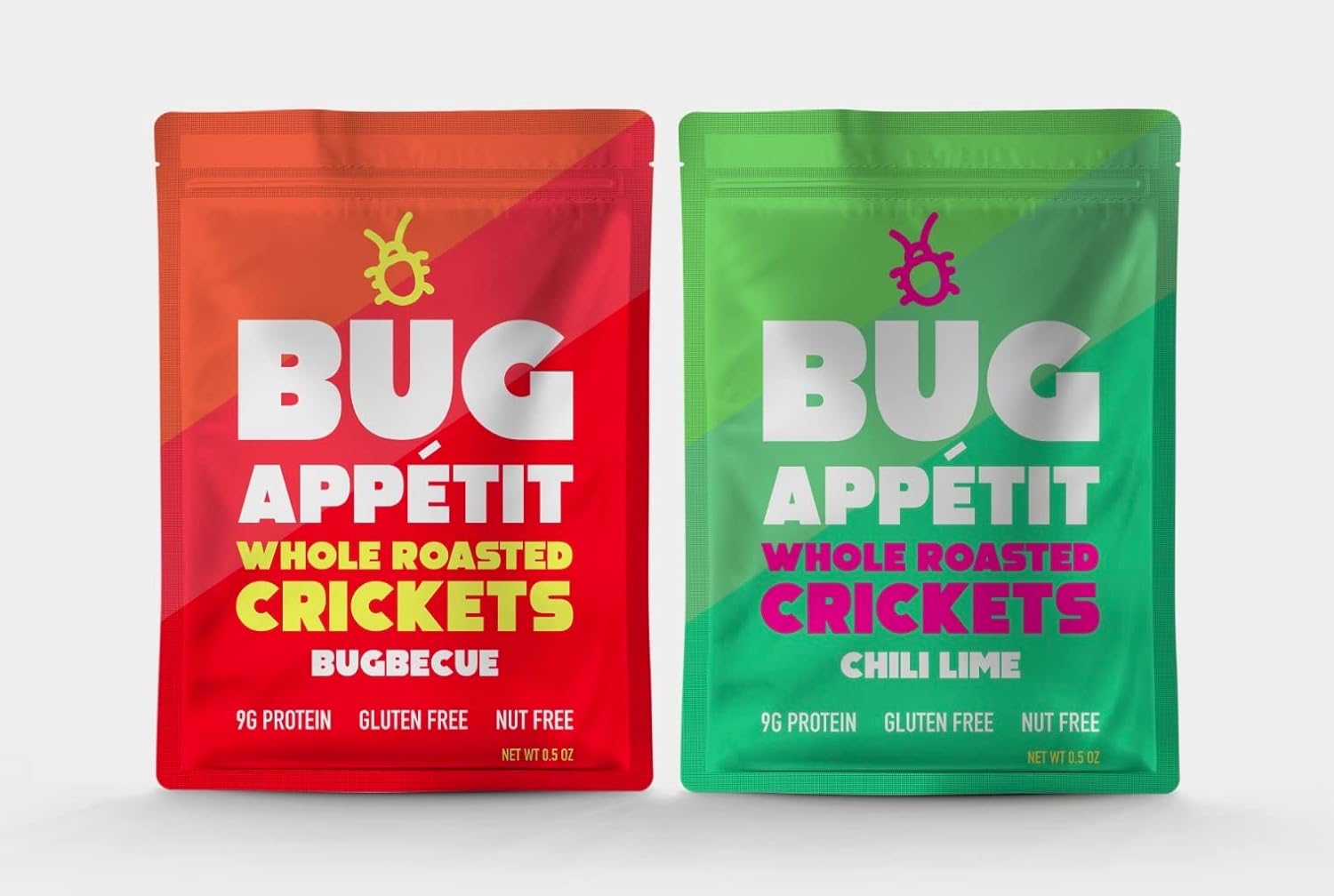 Amazon.com: Bug Appétit Whole Roasted Crickets Variety 2 Pack (BBQ ...