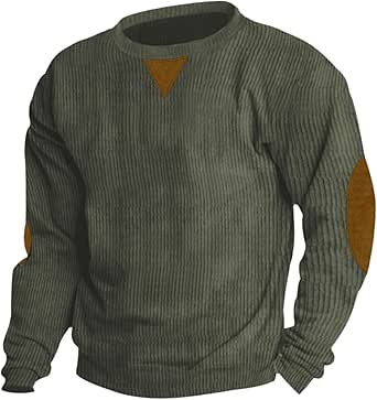 We Sweater Long Sleeve Round Neck Sweatshirt Solid Color Patchwork ...