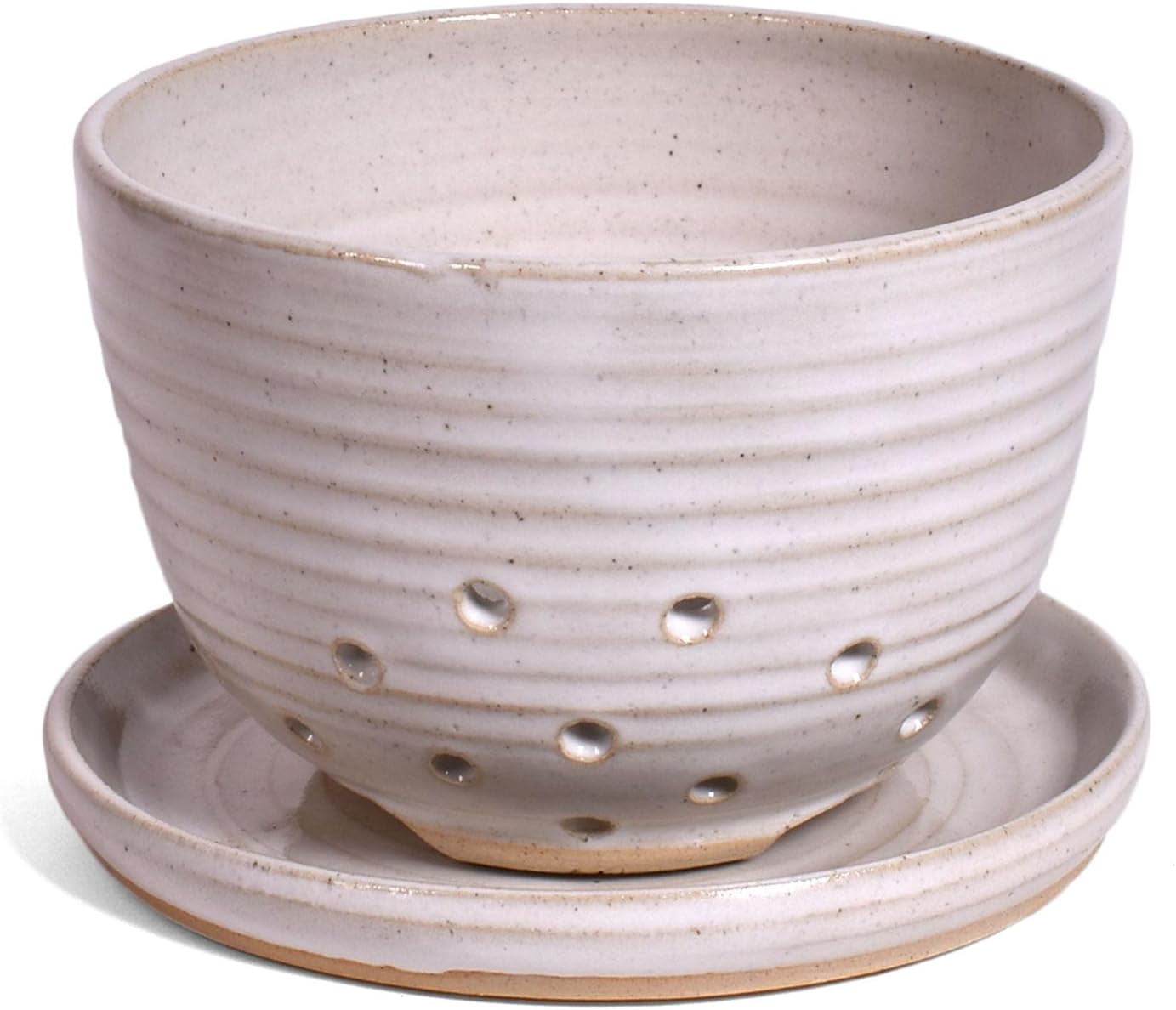 Amazon.com: The Barrington Garage Handmade American Pottery Berry Bowl ...