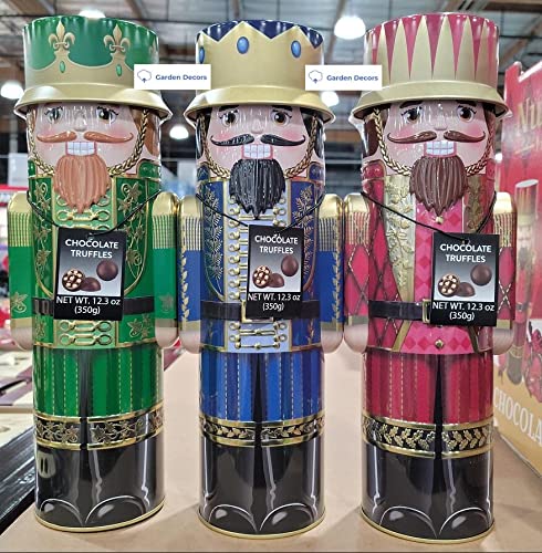 Amazon.com: Character Tin Silvercrane Nutcrackers Holiday Gift Tins ...