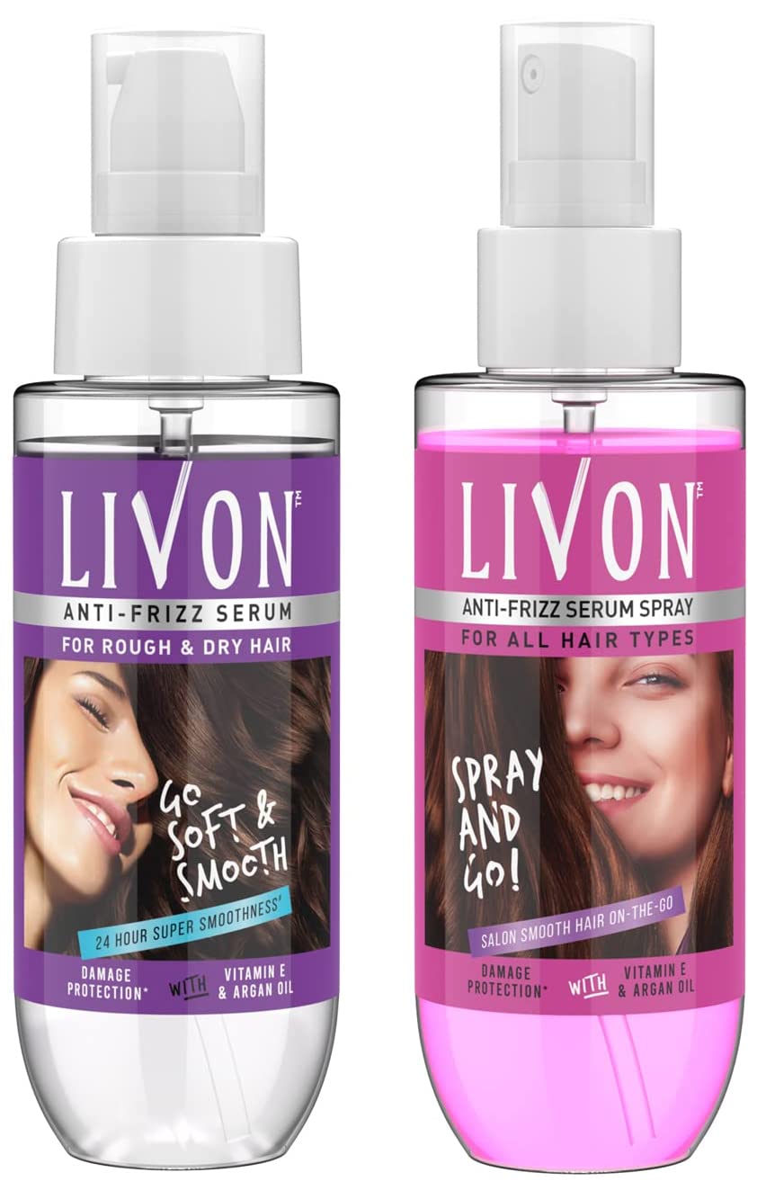 Buy Livon Hair Serum for Dry and Rough Hair 50 ml & Livon Hair Serum ...
