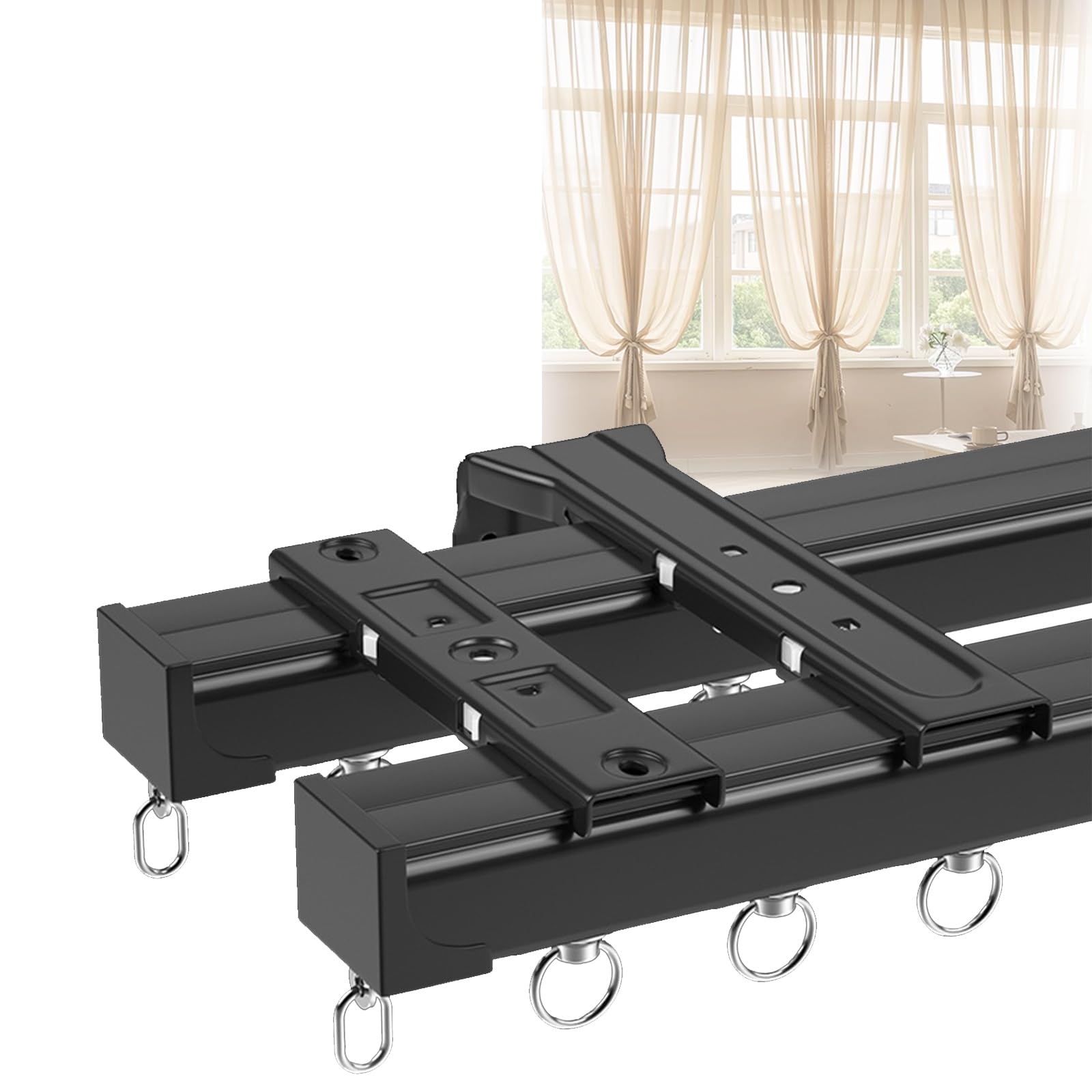 Rieles Para Cortinas De Techo Home Depot Amazon.com: EverTrack Riel De