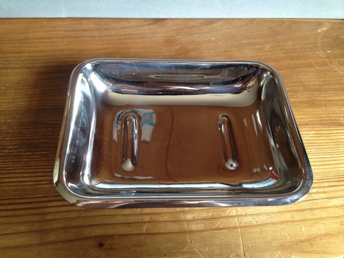 Amazon.com: Steeltek Basic Rectangular Stainless-Steel Soap Dish : Home ...