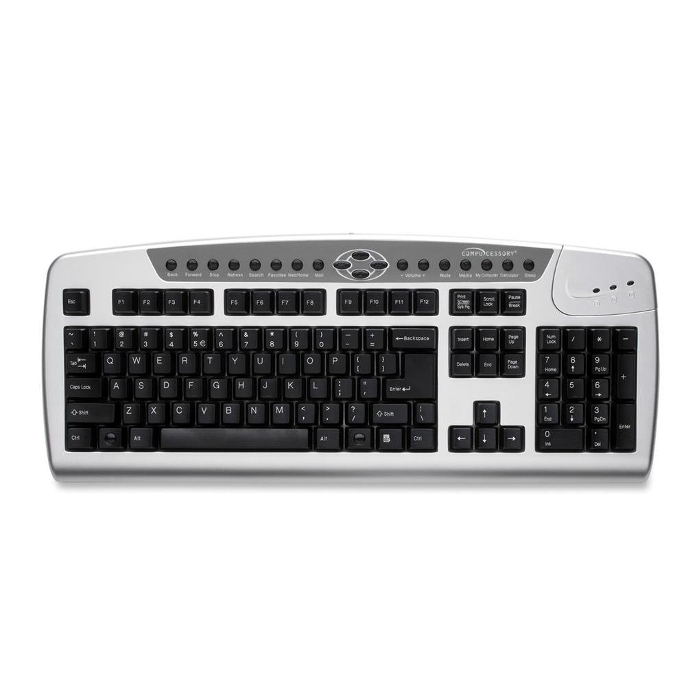 Amazon.in: Buy Compucessory Multimedia Keyboard Black Online at Low ...